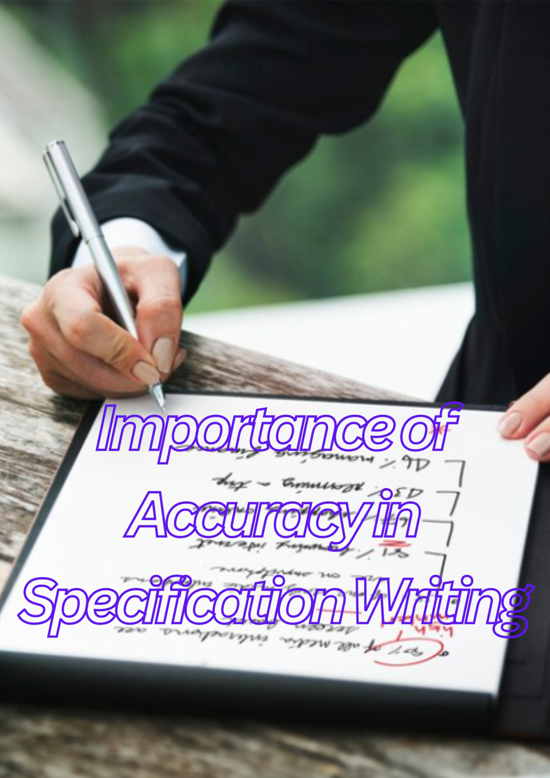 The Importance of Accuracy in Specification Writing - FIPC